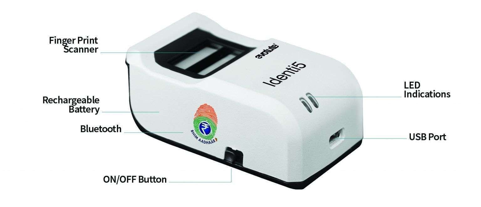 Identi5 FPS - BT (IDT-237-AE) FP Scanner - PK Kapri & Co.