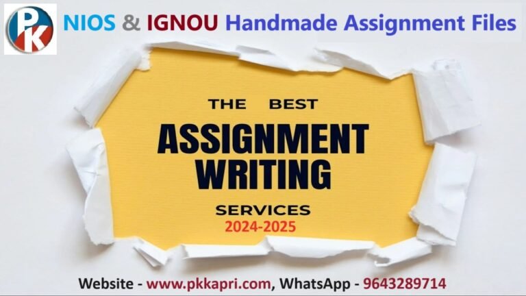 Why Ignou Assignment is Important? - PK Kapri & Co.